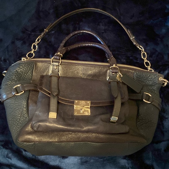 Coach | Bags | Coach Limited Edition Pinnacle Bette Navy Blue Leather ...